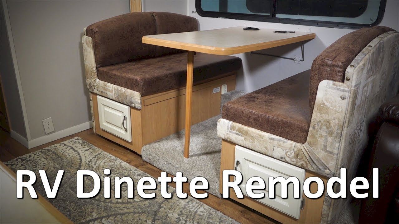 Complete RV Dinette Redo – This New Old RV