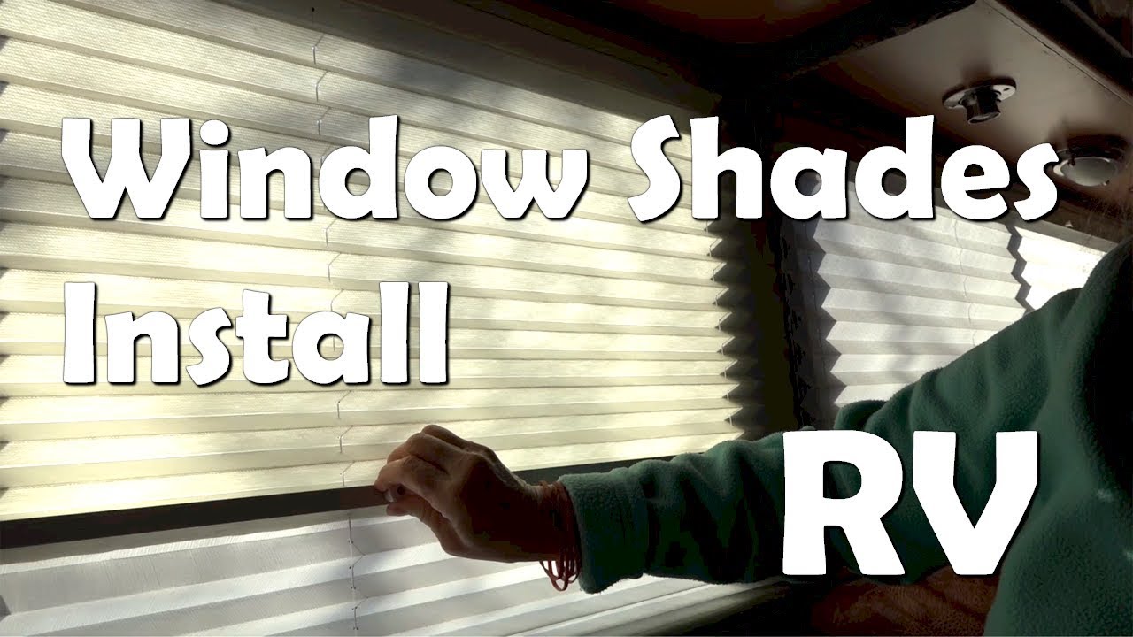 New Window Shades Install – This New Old RV